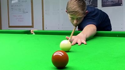Being a snooker champion at 12 years old - BBC News