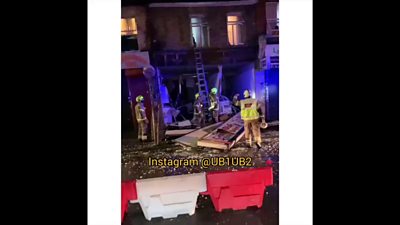 Two found dead at scene of gas explosion - BBC News