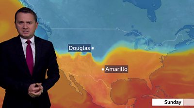 Huge temperature contrasts bring extremes of weather across the US ...