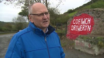 Wal Tryweryn: 'Gobeithio bydd pobl yn dangos mwy o barch' - BBC Cymru Fyw