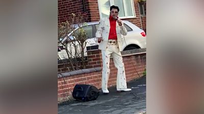 Coronavirus: ‘Indian Elvis’ surprises neighbours with lockdown ...