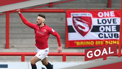 FA Cup: Cole Stockton's stunner puts Morecambe back on level terms ...