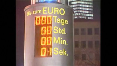 BBC Archive 1999: Euro currency introduced - BBC