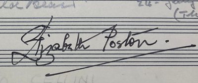 Elizabeth Poston: A recently rediscovered, single-minded musician