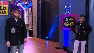 Radio 1's Katie Thistleton gets slimed! - CBBC - BBC