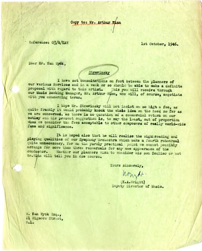 Stravinsky and the BBC: Exploring a unique relationship