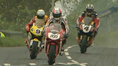 NW200 Superbike classics: Michael Rutter shows Guy Martin the ropes at ...