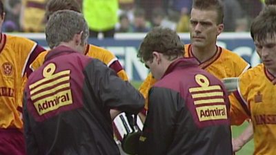 Motherwell bring a touch of class to the 1991 Scottish Cup final tea ...