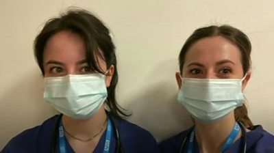 Covid: The doctor sisters working through the pandemic - BBC News