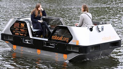 Robo-boat sails on an Amsterdam canal and other tech news - BBC News