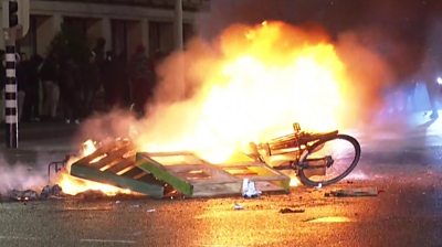 Netherlands Covid riots: Fireworks and chaos on the streets for a ...
