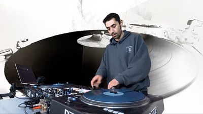 DJ Archie, aged seven, has hopes of playing Glastonbury - BBC News