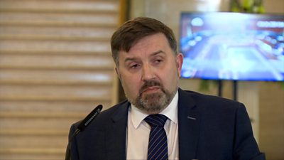 'There are no quick fixes to health crisis', Robin Swann says - BBC News