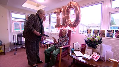 Wales' oldest woman still enjoys newspaper puzzles at 110 - BBC News