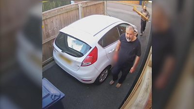 Arrest footage of man who killed Matthew Boorman - BBC News