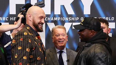 Tyson Fury v Dillian Whyte: We understand 'warrior code' - BBC Sport