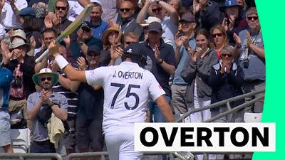 England v New Zealand: Best shots of Jamie Overton's brilliant debut ...