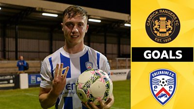 Watch: Shevlin treble takes Coleraine top after 4-2 win at Carrick ...