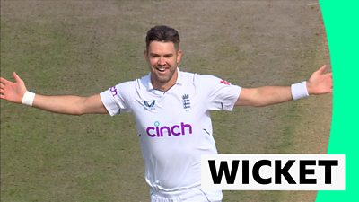 England v South Africa: James Anderson 'absolutely flattens' Dean Elgar ...
