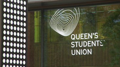 Queen's University's new £41.8m students' union opens its doors - BBC News