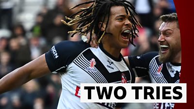 Rugby League World Cup: Dominic Young double extends England lead - BBC ...