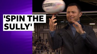 Rugby League World Cup: Robbie Hunter-Paul takes on 'spin the Sully ...