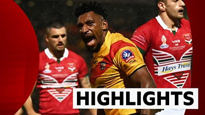 Rugby League World Cup: Papua New Guinea set up England clash by ...