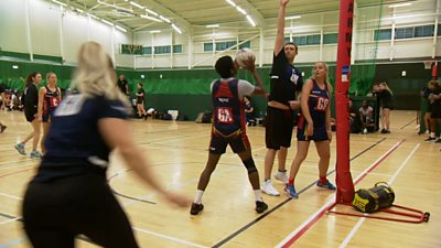 Men in the British Army are 'embracing netball' - BBC Sport