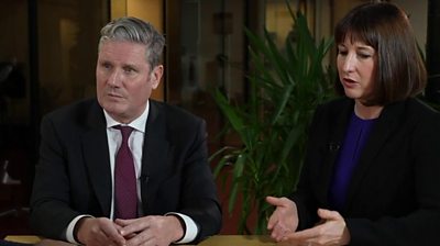 Keir Starmer and Rachel Reeves on whether they would accept government ...