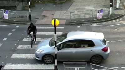 Bradford zebra crossing crash footage goes viral - BBC News