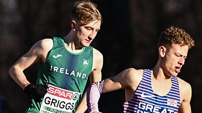 Griggs loses European gold after late stumble - BBC Sport