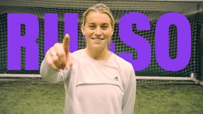 Masterclass: Alessia Russo shows you how to be a top forward - BBC Sport