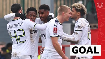 FA Cup: Leeds United v Accrington Stanley: Junior Firpo doubles Leeds ...