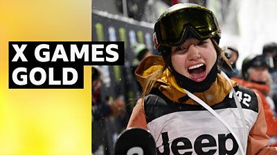 X Games: Britain's Zoe Atkin wins first gold in Ski Superpipe - BBC Sport
