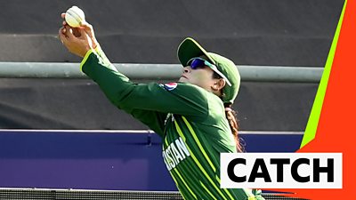 Women's T20 World Cup: Pakistan's Sidra Amin's catches on the boundary ...