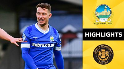 Watch: Linfield battle past resilient Carrick Rangers - BBC Sport