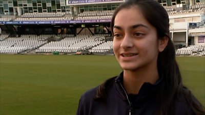 'Now is the best time for girls to get into cricket' - BBC News