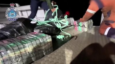 Italian police find cocaine packages floating in the sea off Sicily ...