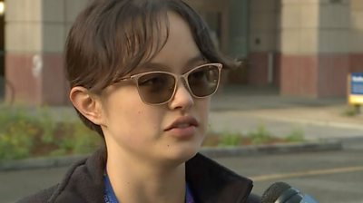 Students and parents on edge after stabbings - BBC News