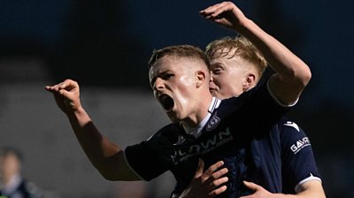 Dundee 1-0 Hearts: Luke McCowan's perfect finish downs visitors - BBC Sport