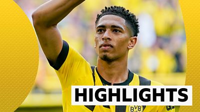 Dortmund 5-2 Monchengladbach: Jude Bellingham scores penalty as hosts ...