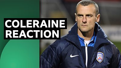 Carrick Rangers 2-0 Coleraine: Oran Kearney reacts to defeat at Taylor ...