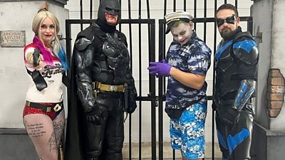 Comic Con NI: 'I've been working on my costume for weeks' - BBC News