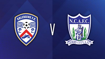 Watch: Coleraine secure 3-1 win over Newry City - BBC Sport