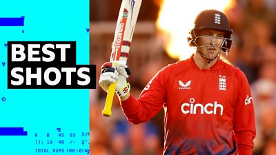 England v New Zealand: Watch Harry Brook's impressive batting display ...