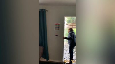 Butlin's in Minehead was hit by heavy rain - BBC News