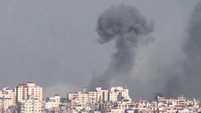 Footage shows scale of destruction after Israeli air strikes on Gaza ...