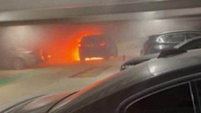 Luton Airport: Burning car said to have started the car park fire - BBC News