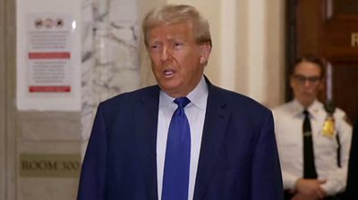 Trump on new Speaker: 'Johnson respected by everyone' - BBC News