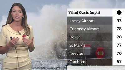 Storm Ciarán: Latest weather forecast - BBC Weather